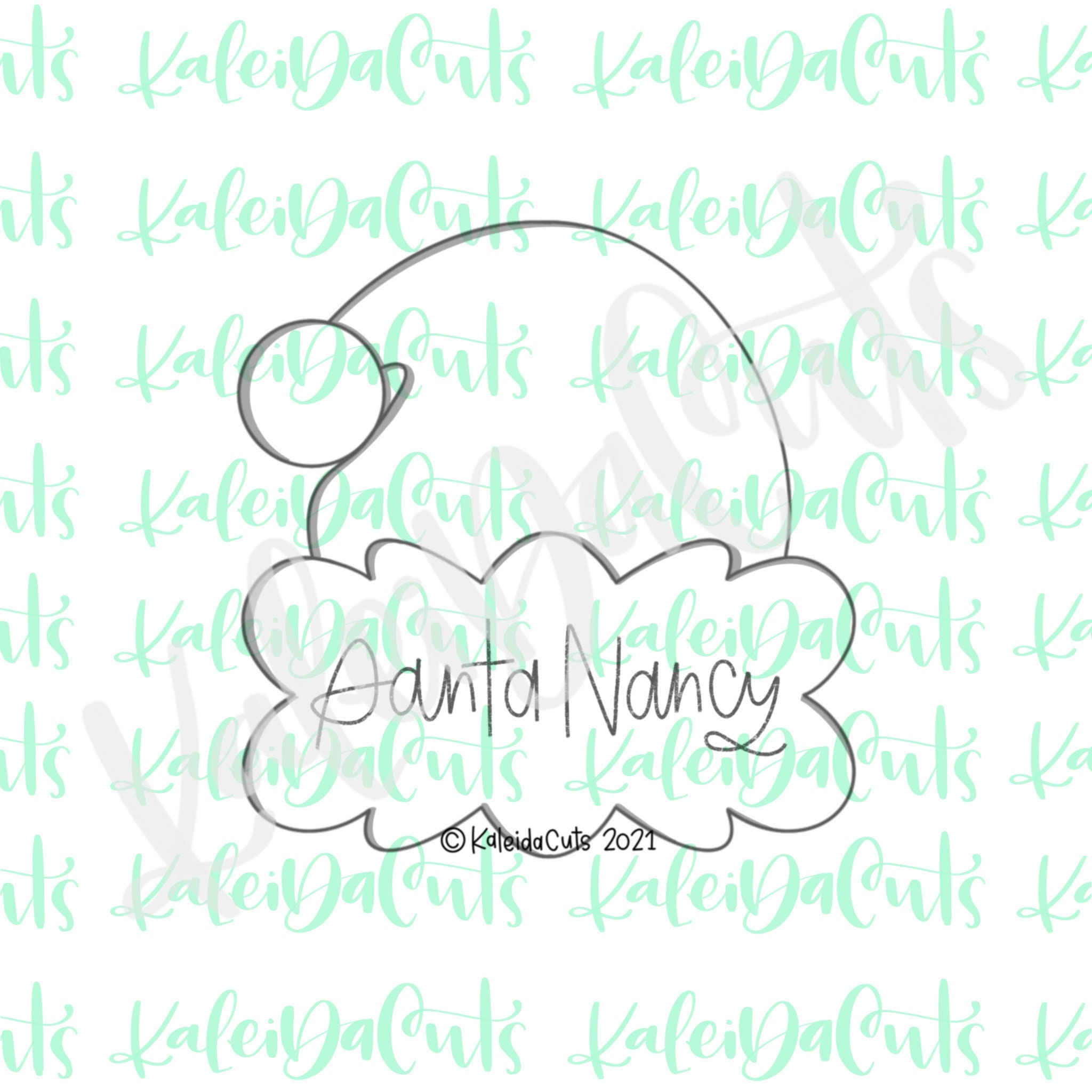 Santa Nancy Cookie Cutter | Etsy