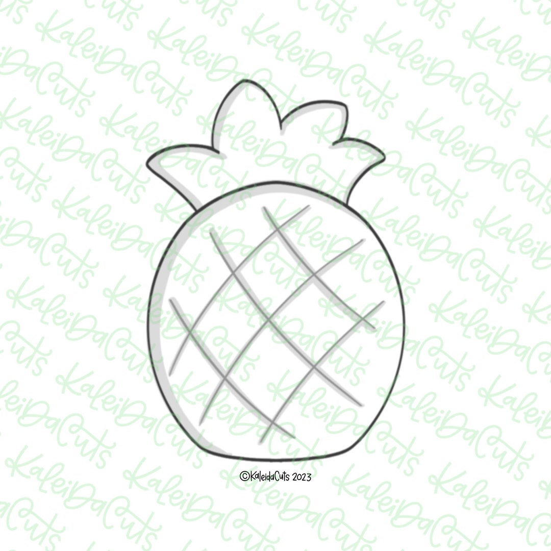 Summer Pineapple Cookie Cutter - Etsy