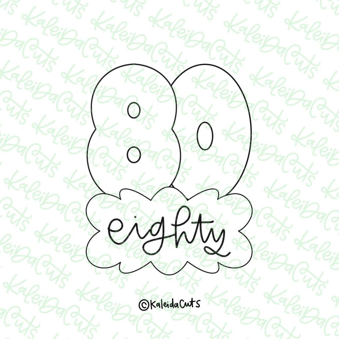 Nancy Eighty Cookie Cutter - Etsy