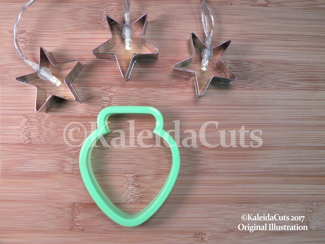 Christmas Light Bulb Cookie Cutter - Etsy