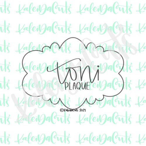 Rainbow Nancy Plaque Cookie Cutter - Etsy