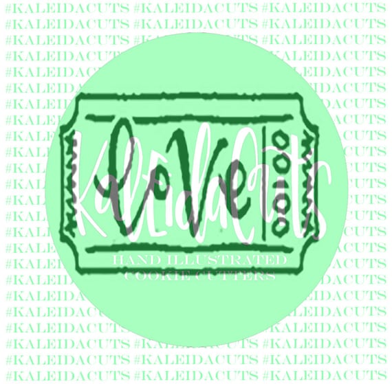 Ticket Cookie Cutter | Etsy