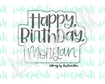 Happy Birthday Cookie Cutter | Etsy