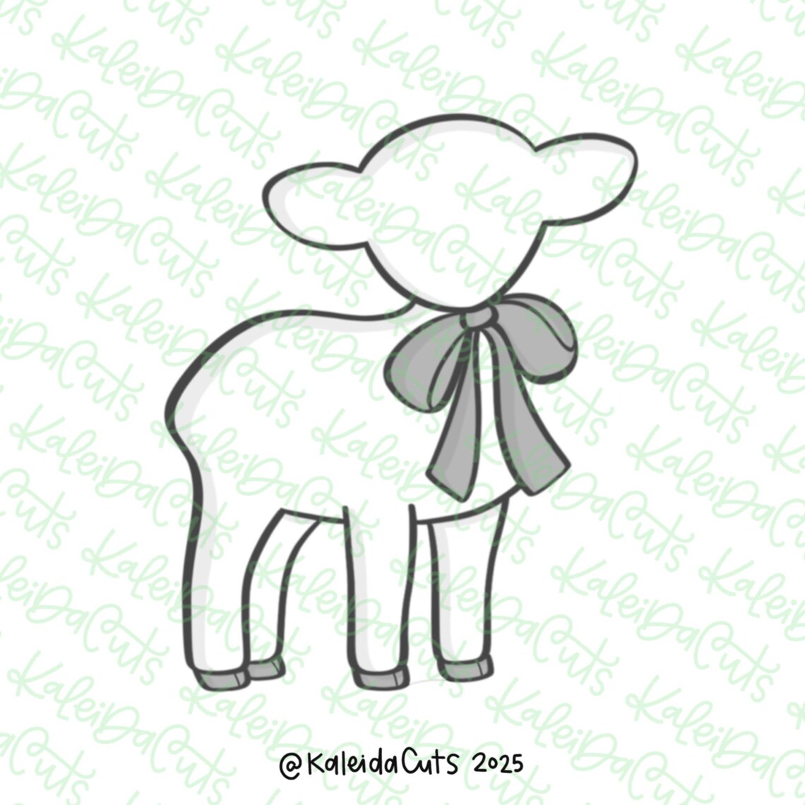 Peace Lamb Cookie Cutter - Etsy