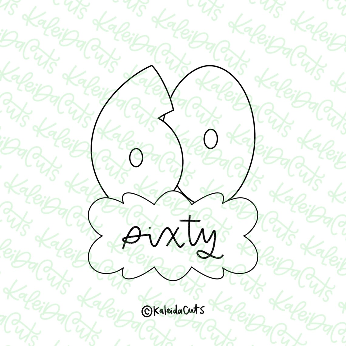 Nancy Sixty Cookie Cutter - Etsy