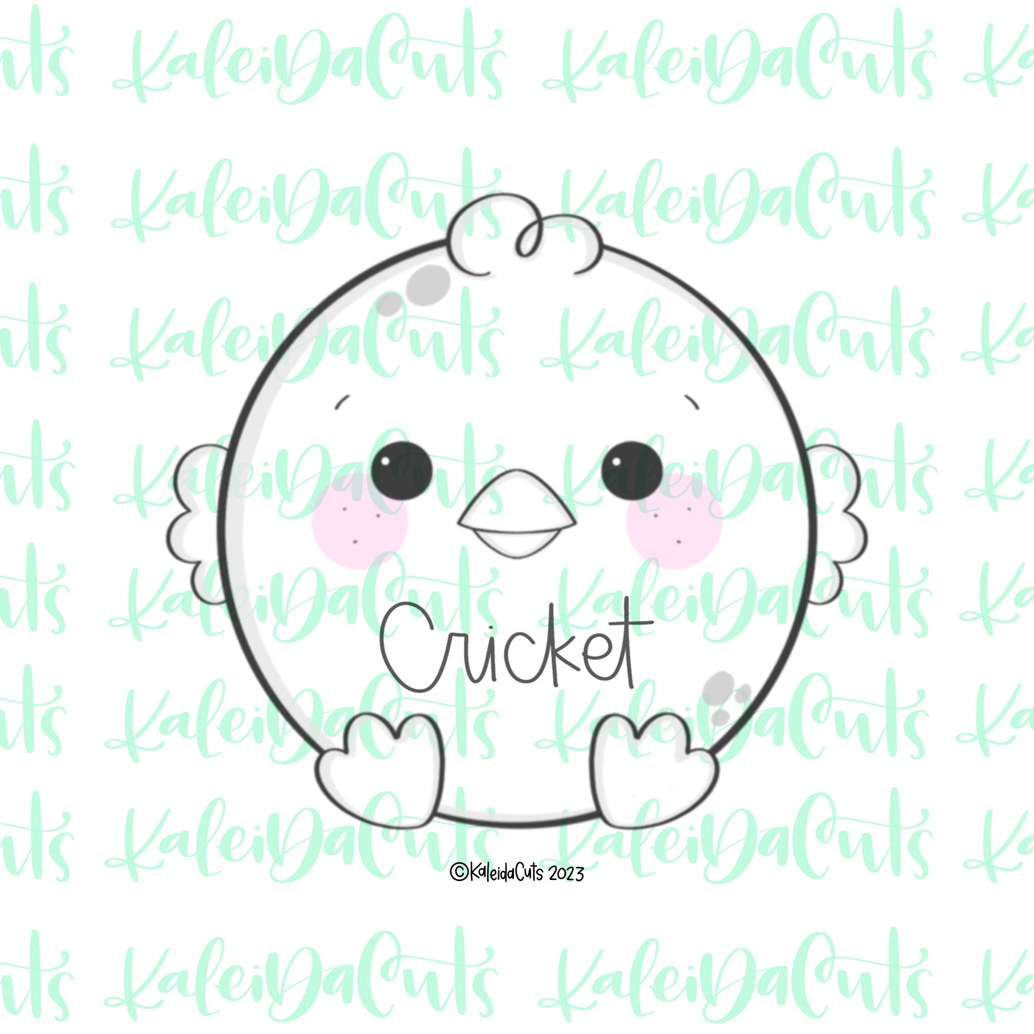 Round Chick Cookie Cutter - Etsy