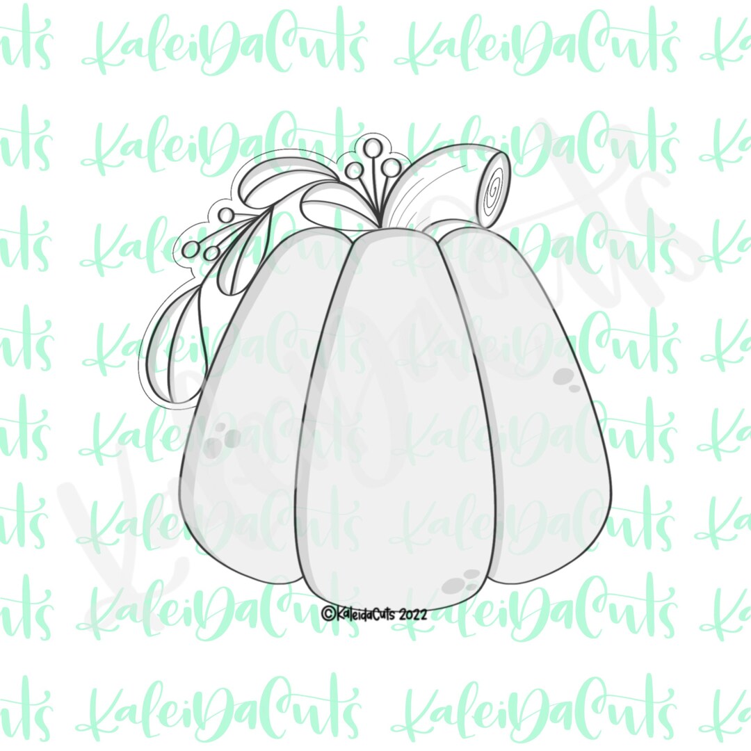 Floral Pumpkin 2022 Cookie Cutter - Etsy