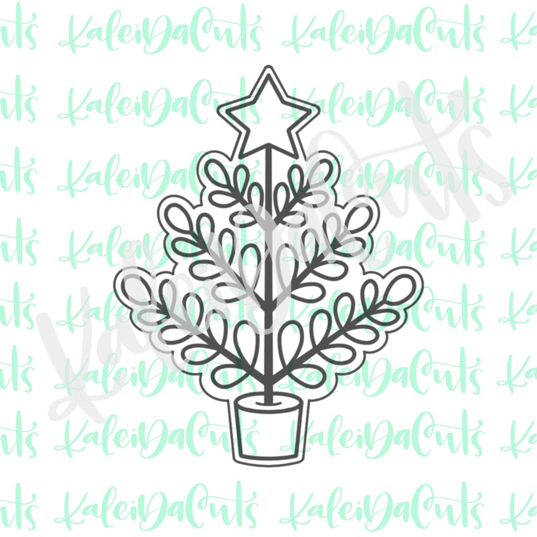 Leafy Christmas Tree Cookie Cutter - Etsy