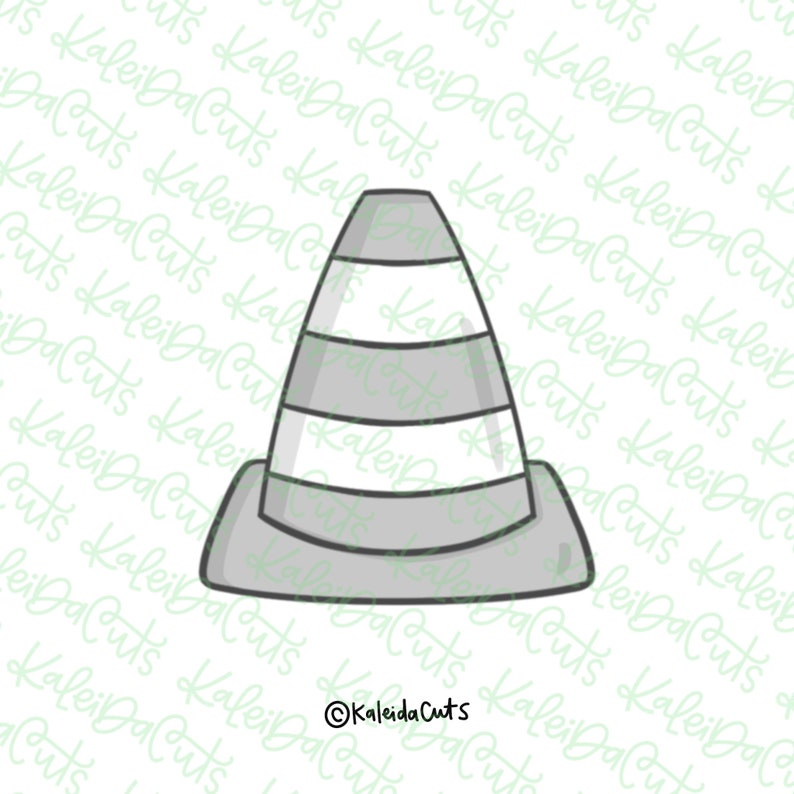 Construction Cone Cookie Cutter - Etsy