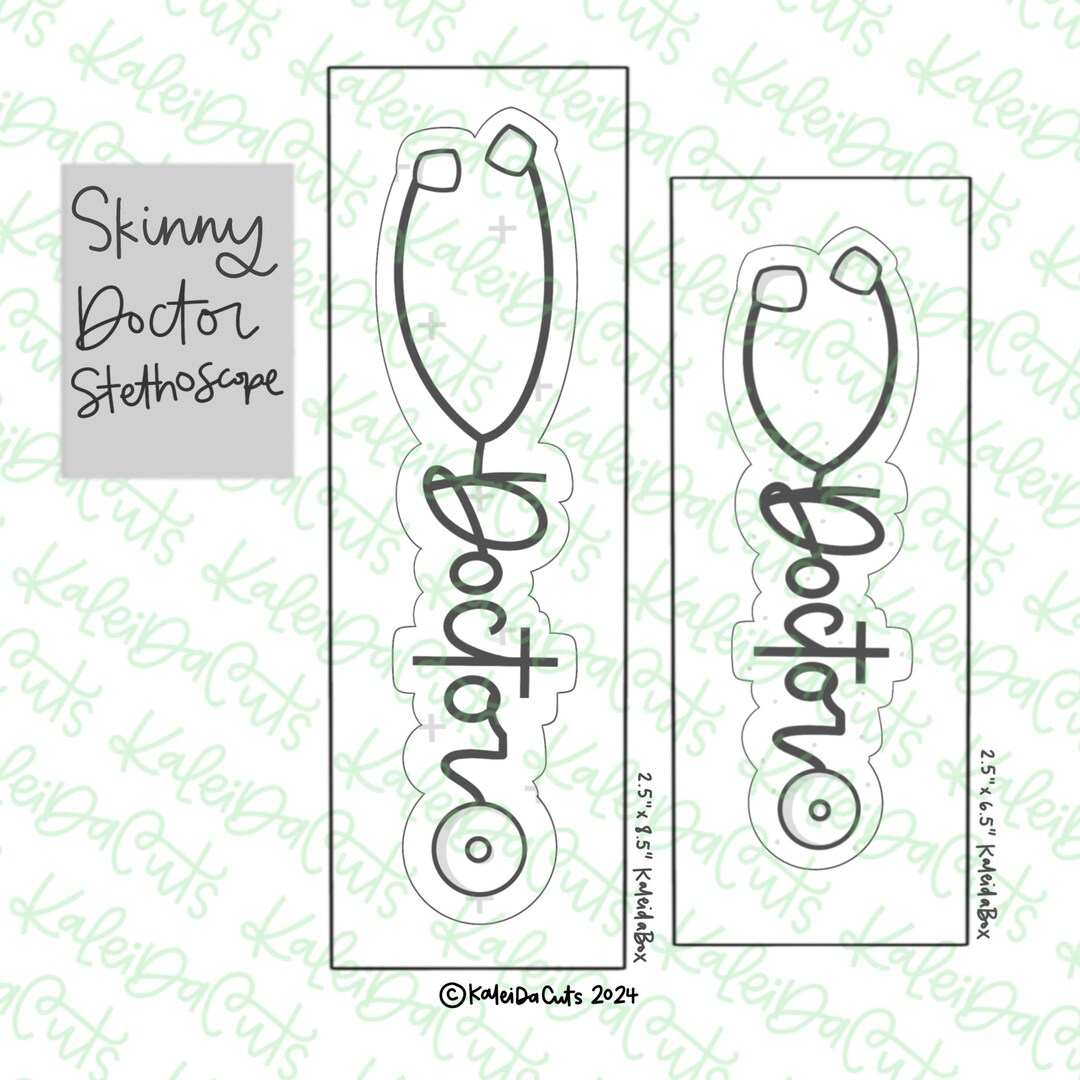 Skinny Doctor Stethoscope Cookie Cutter - Etsy