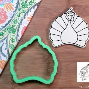 Sitting Turkey Cookie Cutter - Etsy