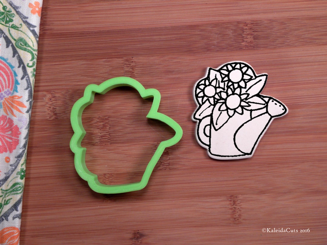Water Can Bouquet Cookie Cutter - Etsy