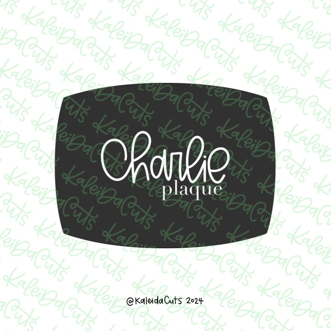 Charles Plaque Cookie Cutter - Etsy