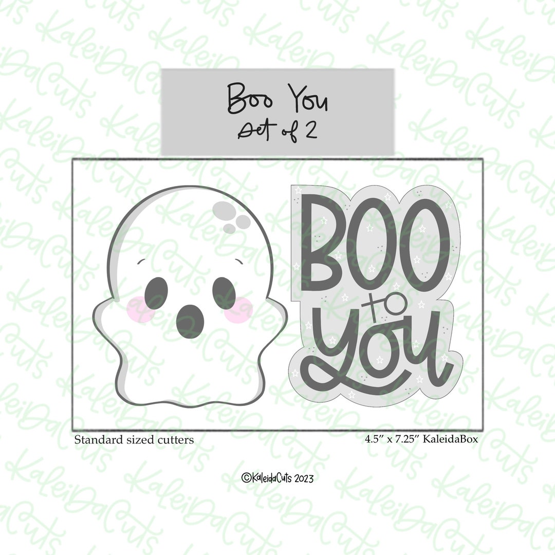 Boo to You Cookie Cutter Set of 2 - Etsy
