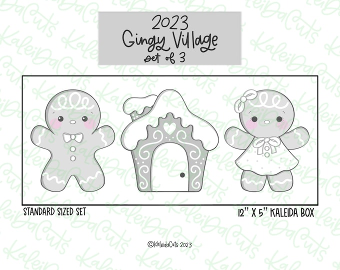 2023 Gingy Village Cookie Cutter Set of 3 - Etsy