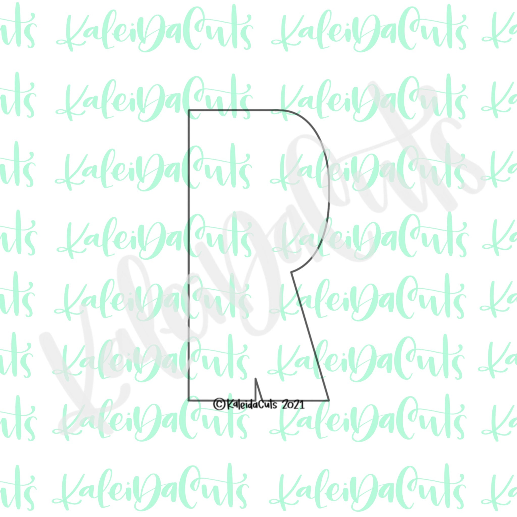 Tall Letter R Cookie Cutter | Etsy