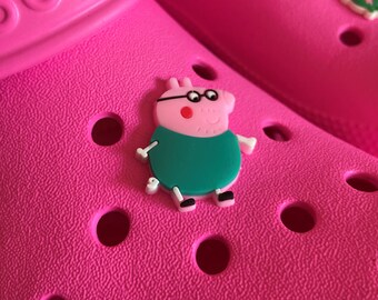Peppa Pig Croc Charm | Etsy