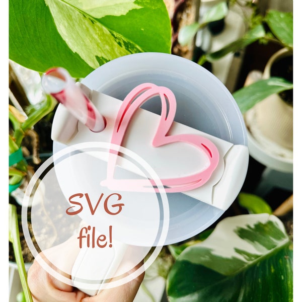 Heart Stanley Topper - Etsy