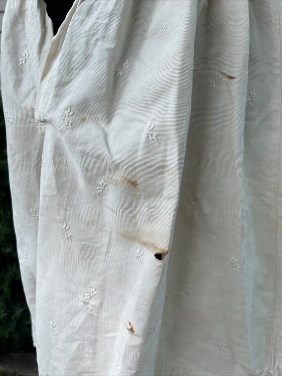 Antique Edwardian Petticoat Great embroidery! Victori… - Gem