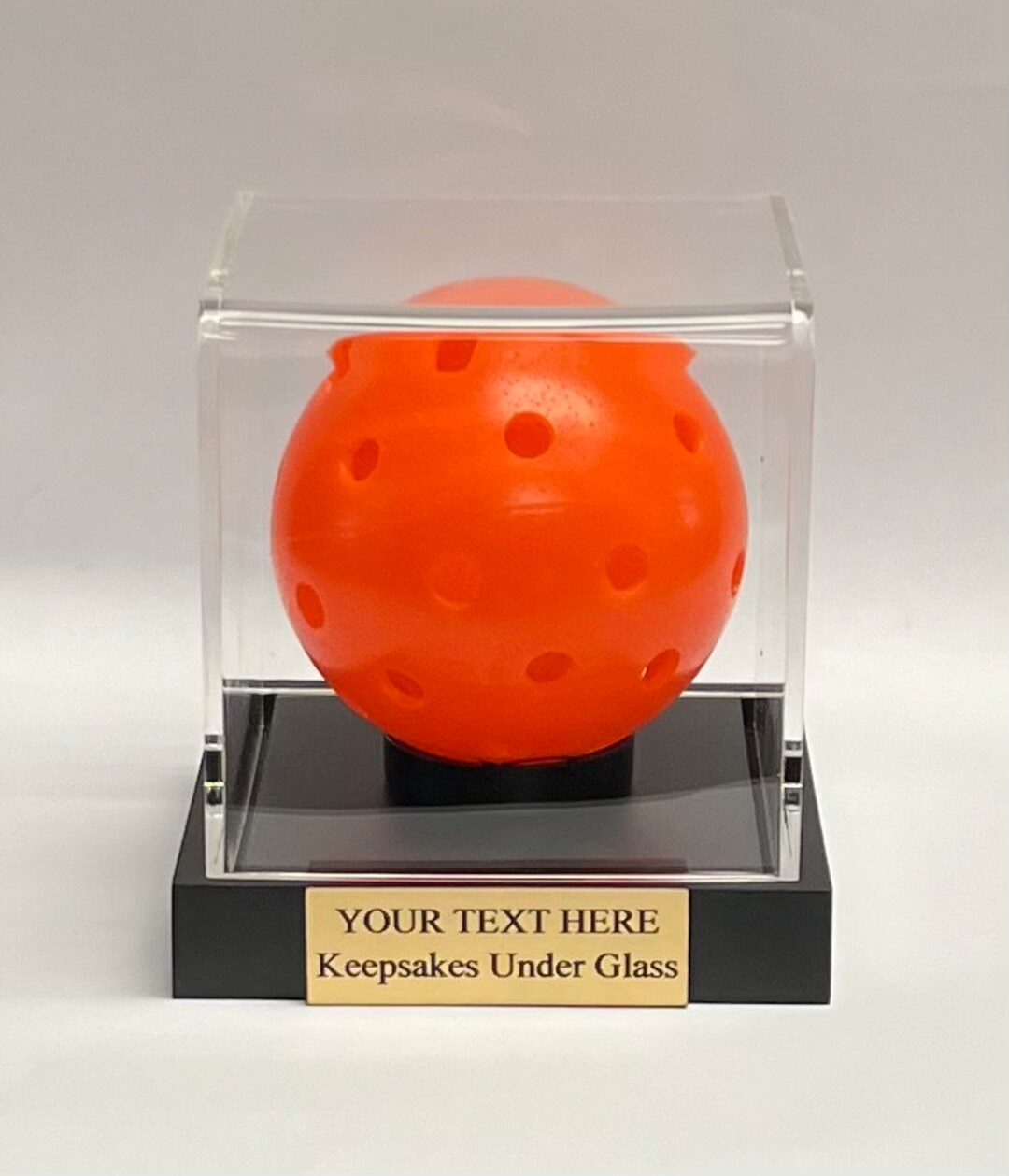 Pickleball Acrylic Display Case With Black Base & Custom Engraving - Etsy