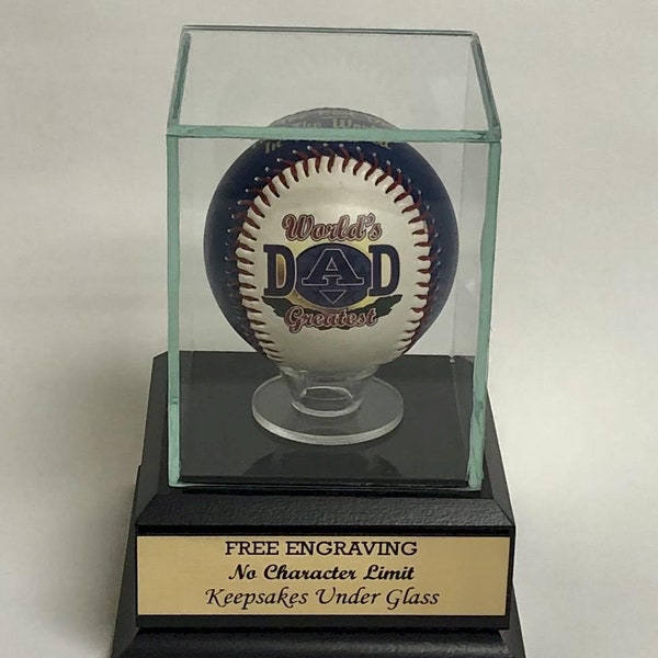 Baseball Glass Display Case - Etsy