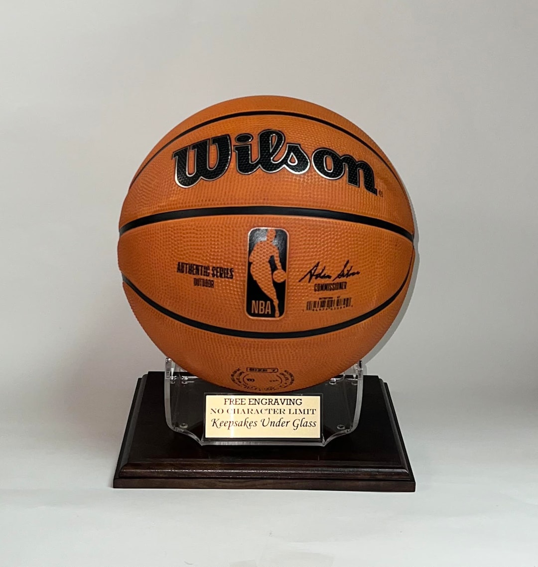 Basketball Personalized Acrylic Display Stand Custom Ball Holder and ...