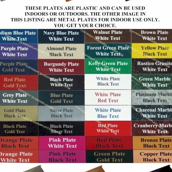 Slide in Name Plates - Etsy