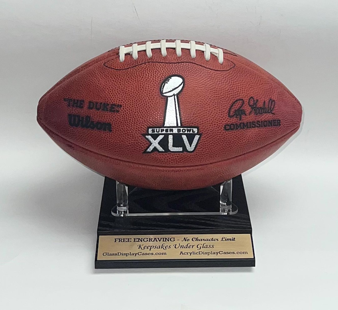 Personalized Football Display Stand: Mahogany or Black Finish Solid ...