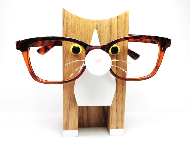 Cat Eyeglass Stand Glasses Holder Personalized T Etsy
