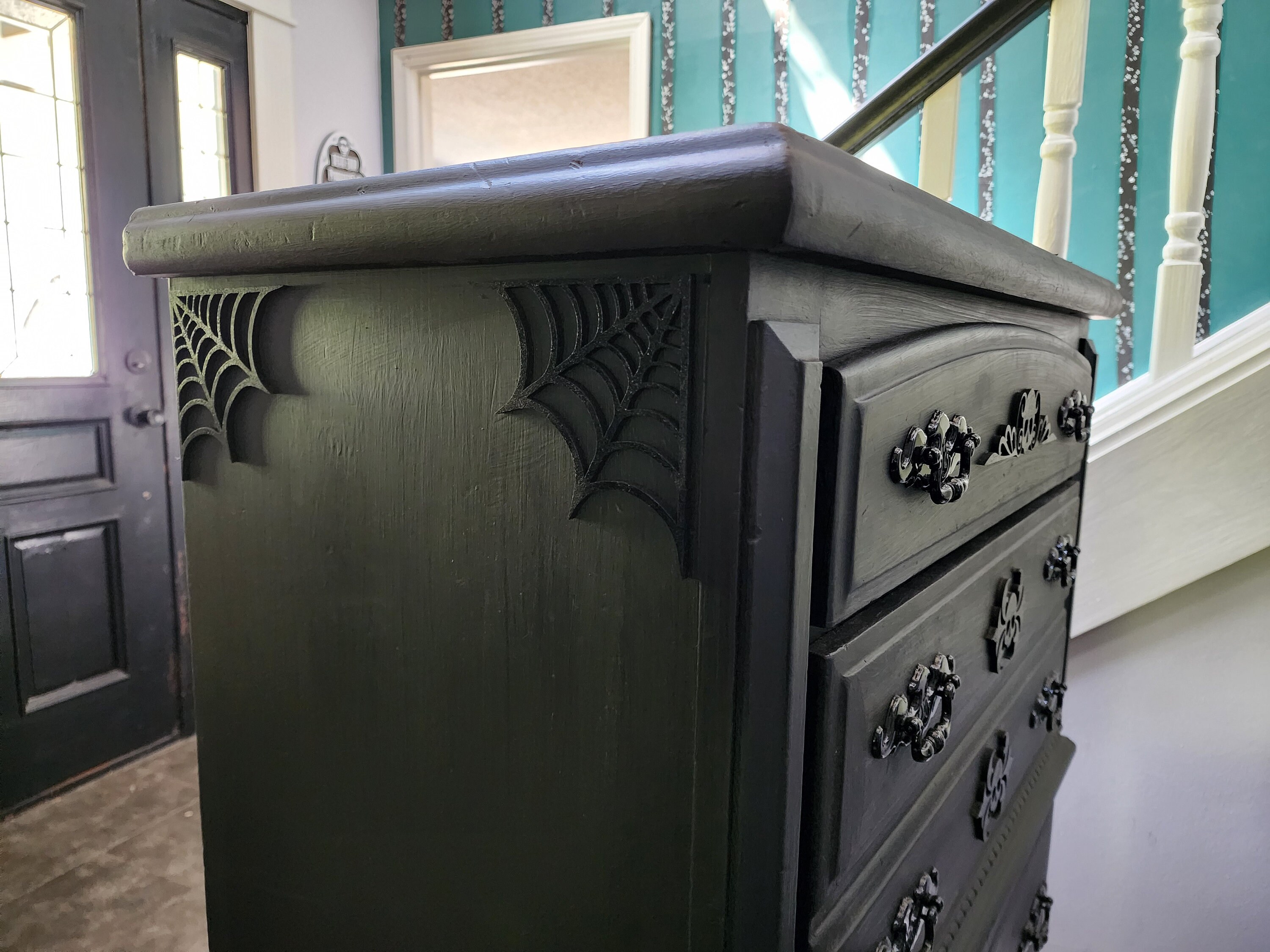 LASER CUT WOOD Spiderweb Embellishment Applique for Decorating & Wood ...