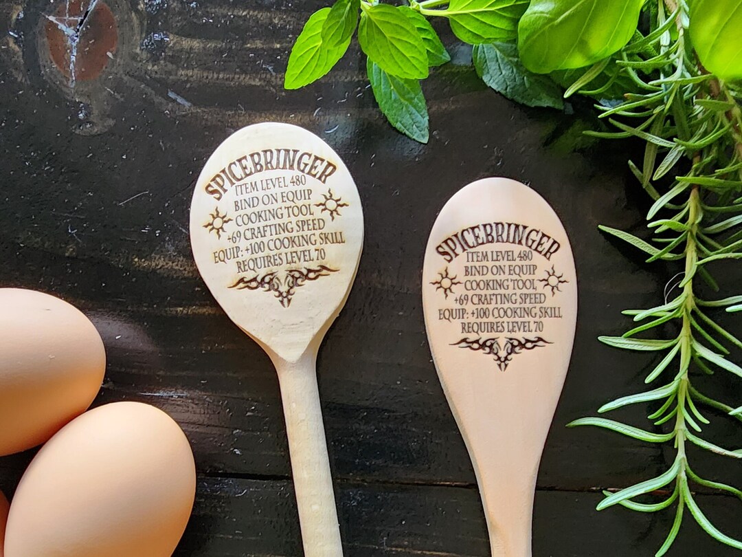 SPICEBRINGER WOODEN SPOON Legendary Item Kitchen Utensil Inspired by ...