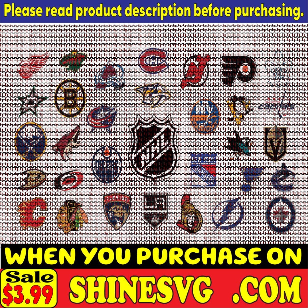 NHL Logo Svg Bundle, Hockey League Logo, NHL Logo NHL Svg Vector ...