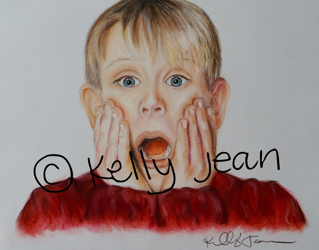 Home Alone Drawing PRINT - Etsy