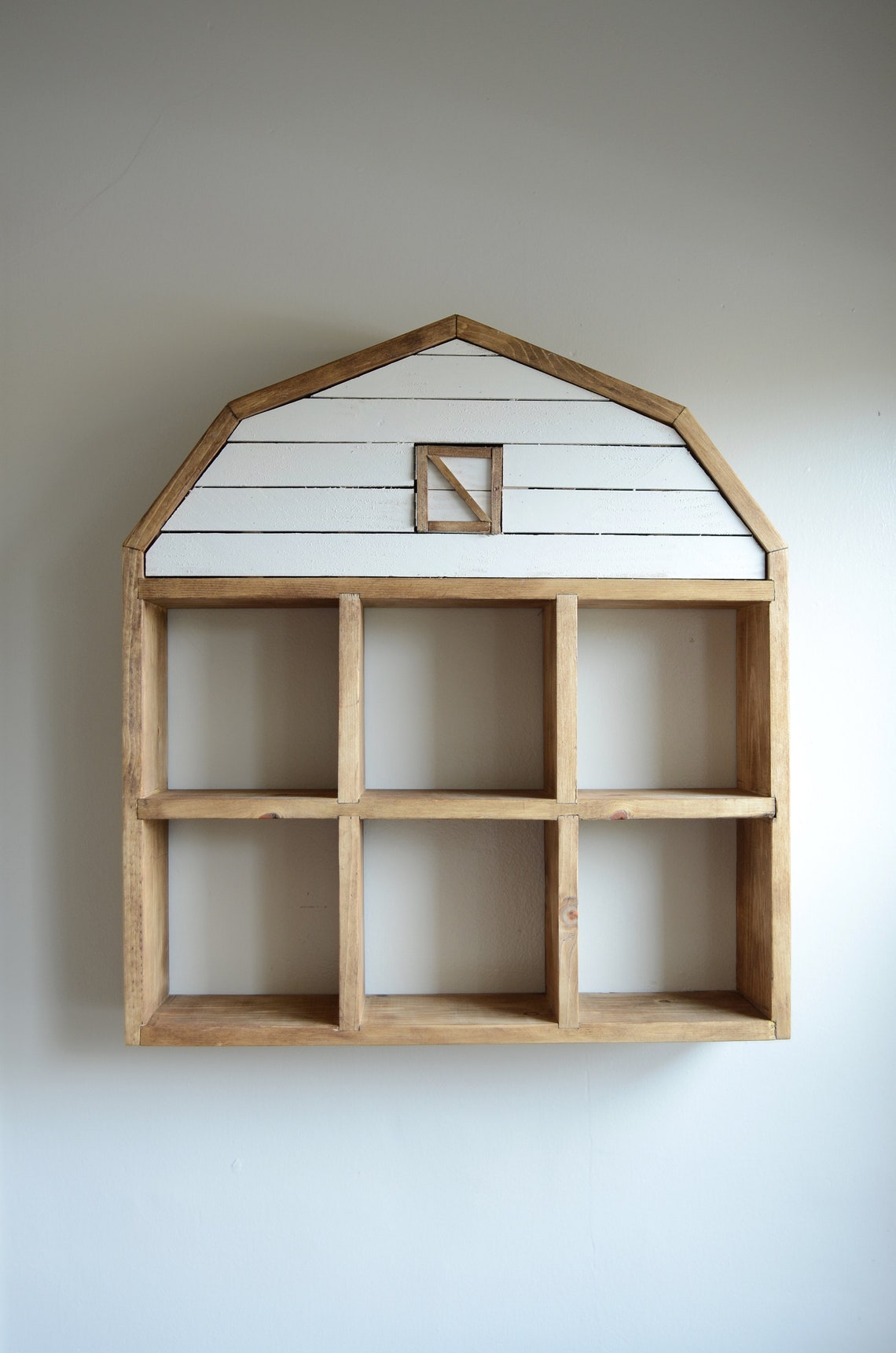 Barn Shelf Kids Barn Storage Nursery Wall Storage - Etsy