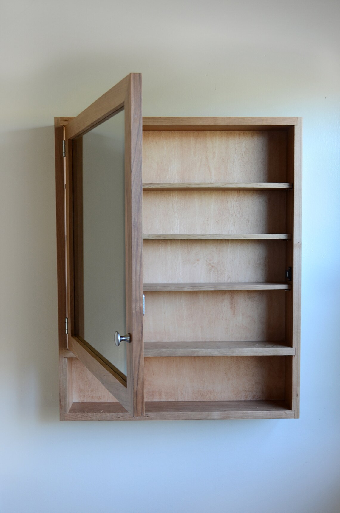 Cherry Medicine Cabinet - Bathroom Cabinet - Wall Storage Unit ...