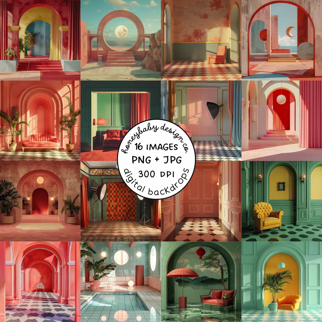 16 Whimsical Wes Anderson-inspired Architectural Backdrops | 3000x3000 ...