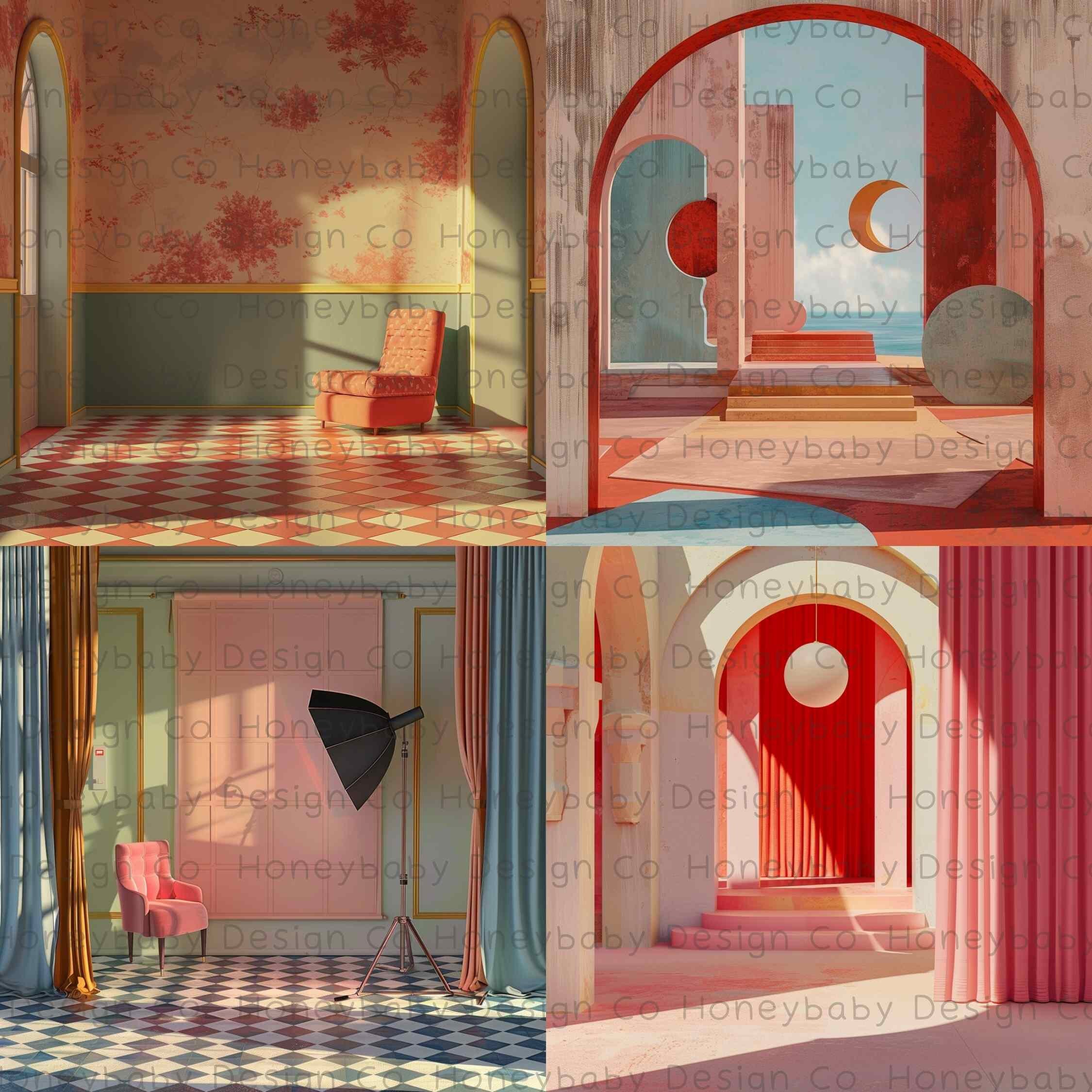 16 Whimsical Wes Anderson-inspired Architectural Backdrops | 3000x3000 ...