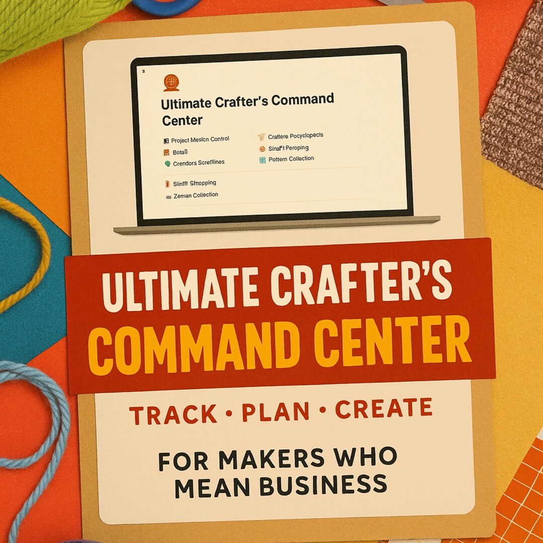 Ultimate Crafter’s Command Center – Notion Dashboard for Crochet ...