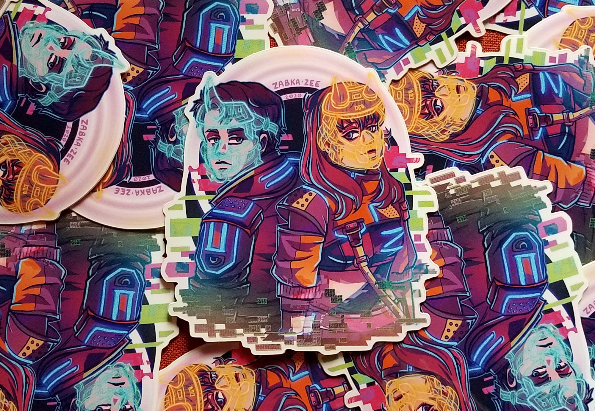 3 Cyberpunk Vinyl Sticker - Etsy India