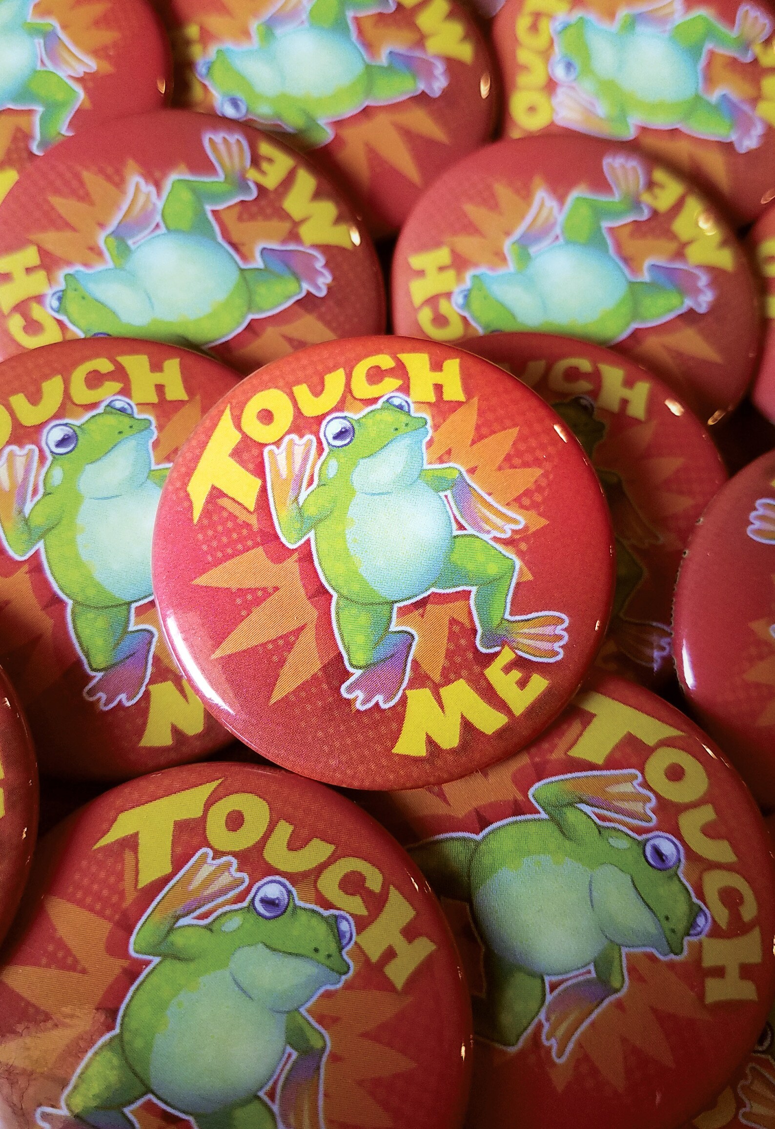 1.5 FF7 Frog Enemy Button Pin | Etsy