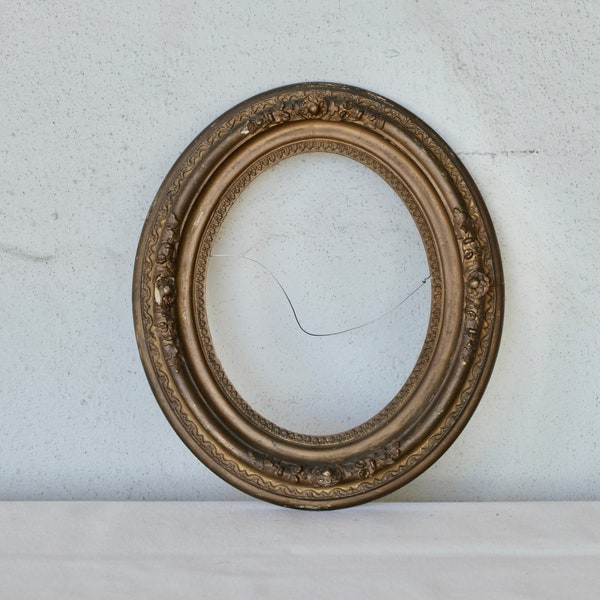 Vintage Oval Frame - Etsy