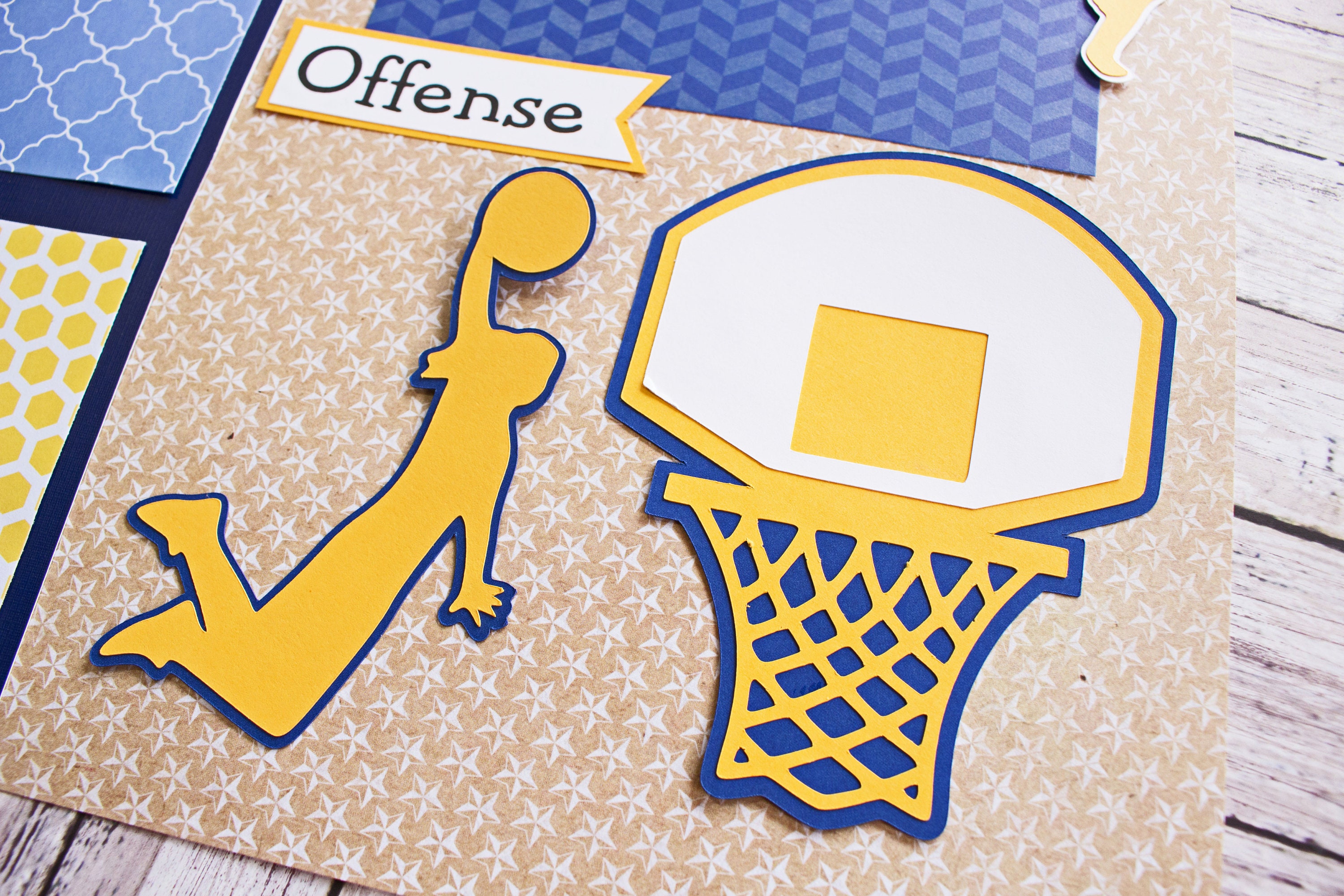 Pick Your Colors, Custom Made, Girls Basketball, Scrapbook Page Set ...