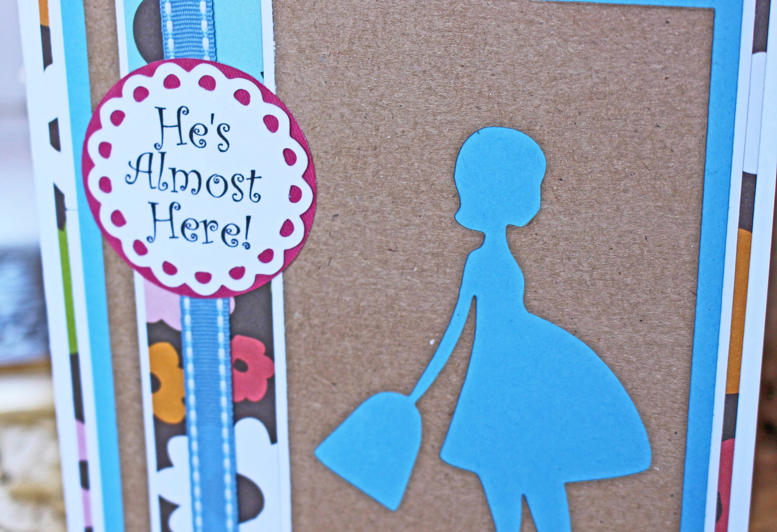Baby's Almost Here, Handmade Card, Baby Bump Card, Pregnancy Card, Baby ...