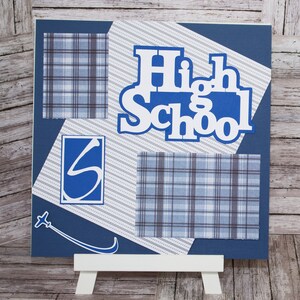 Any Color, Custom Mascot, High School Scrapbook, Cover Page, Scrapbook ...