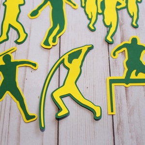 Any Color, Mens Ladies and Co-ed, Track and Field, Die Cut Set ...