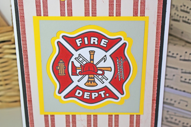 Firefighter Card Handmade Card Retirement Fireman - Etsy