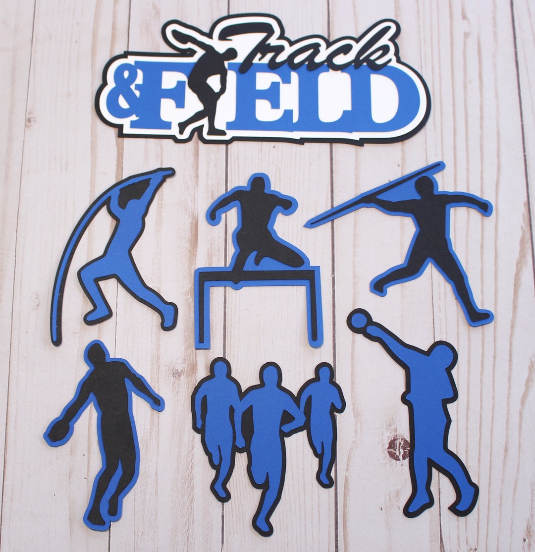Any Color, Mens Ladies and Co-ed, Track and Field, Die Cut Set ...