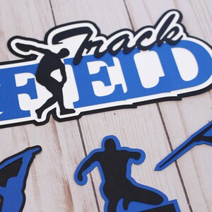 Any Color, Mens Ladies and Co-ed, Track and Field, Die Cut Set ...