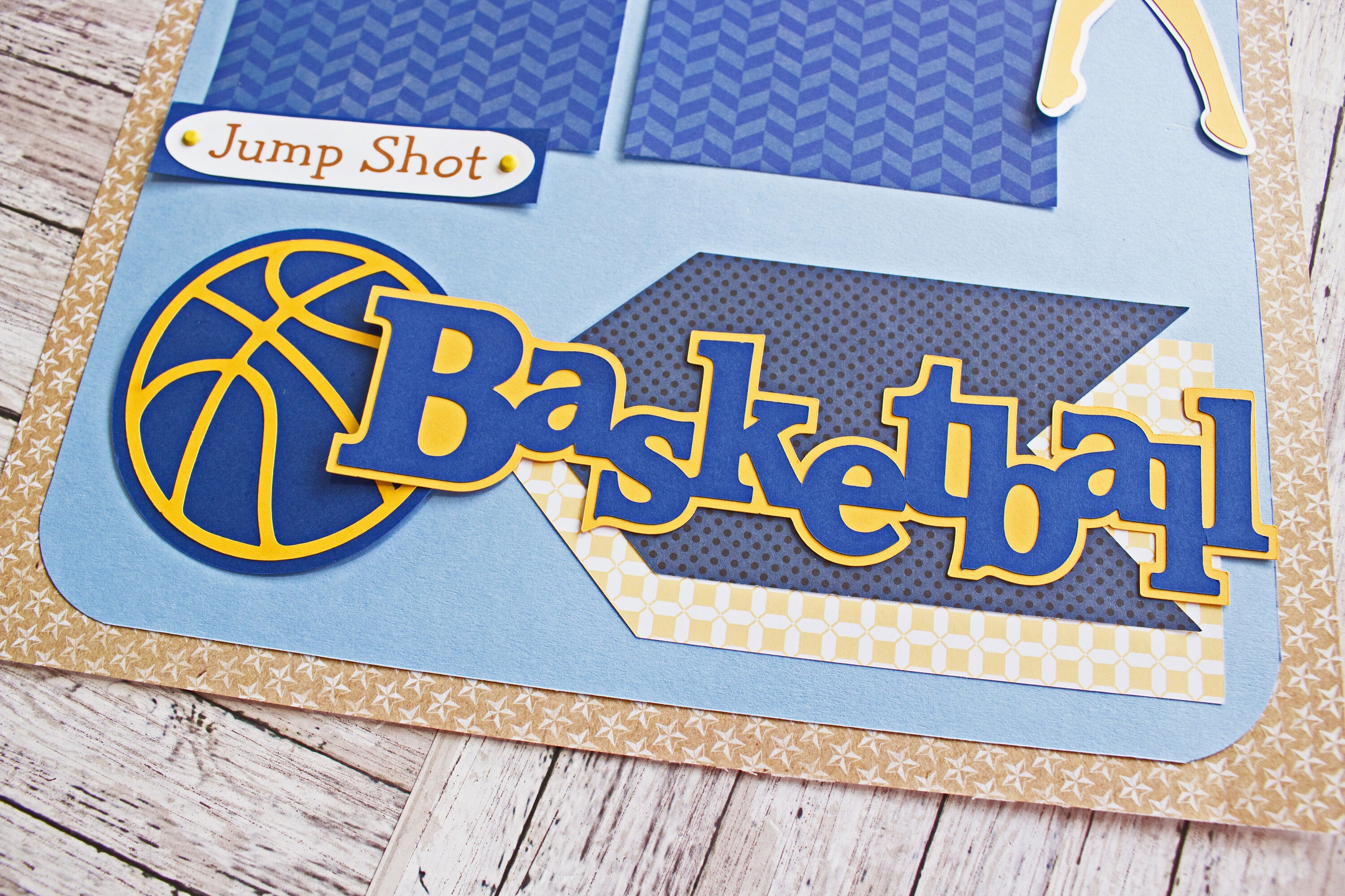 Pick Your Colors, Custom Made, Girls Basketball, Scrapbook Page Set ...