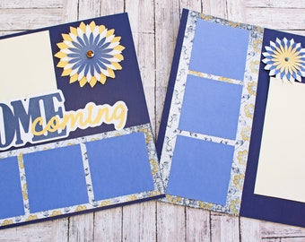 Homecoming Scrapbook Pages - Etsy
